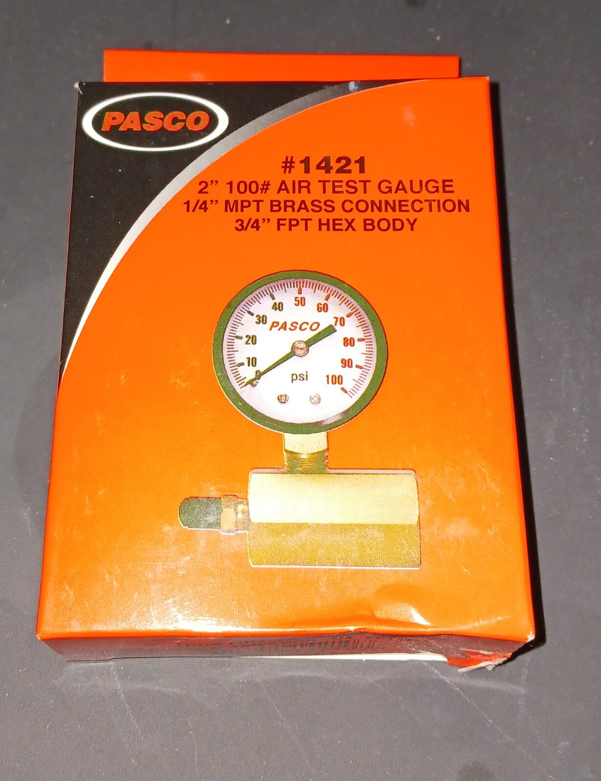 PASCO 1421 Gas Test Gauge Assembly 100 Lbs for sale online | eBay