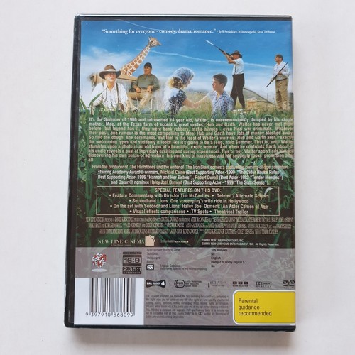 Secondhand Lions (DVD 2003) PAL Region 4 (Michael Caine, Haley Joel ...