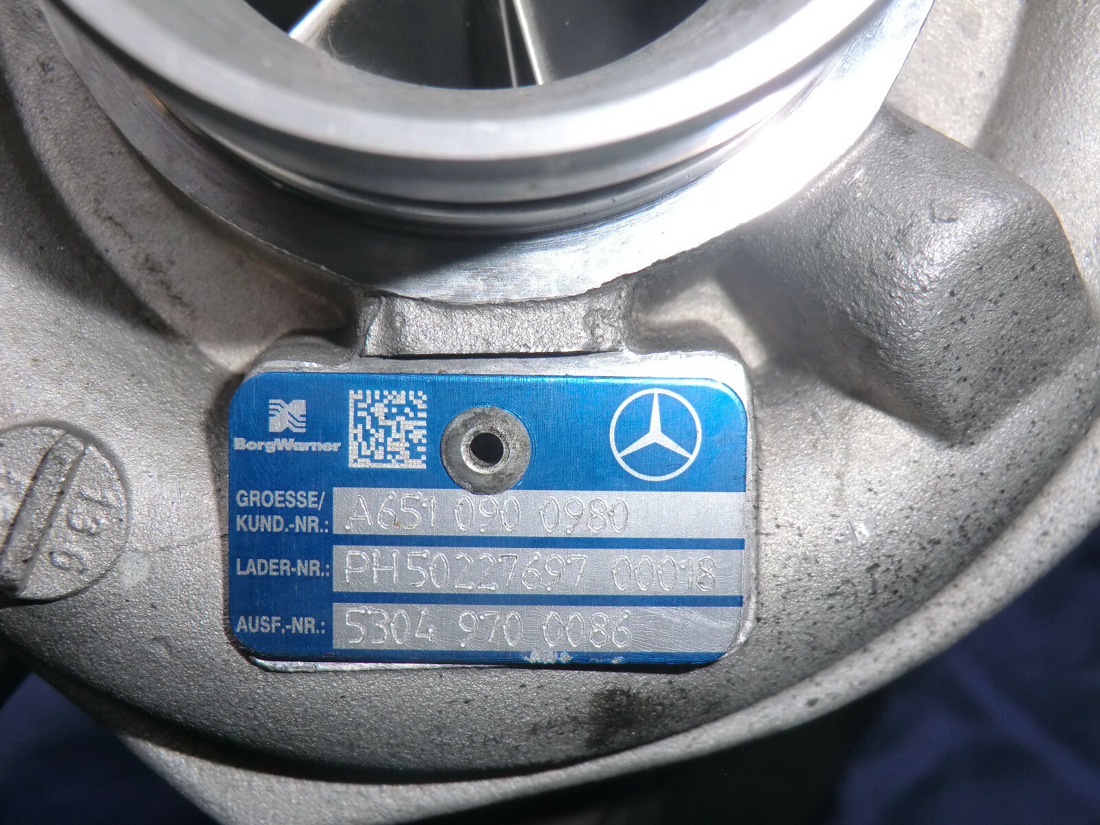 Mercedes Benz Sprinter Viano Vito Diesel A6510900980 Turbolader Groß OM ...