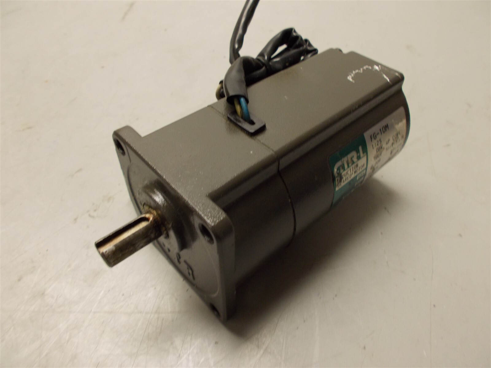 Nissei GTR-L Induction Geared Motor FG-10M MFG. No: 43147119 | eBay