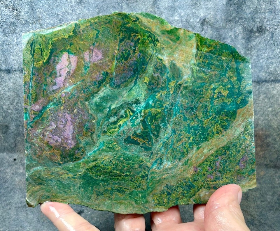 Vibrant BIG Verdite Rough Slab - Africa! | eBay