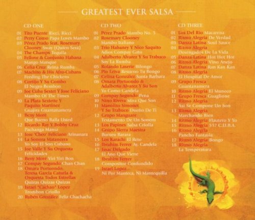 Greatest Ever Salsa 3 CD Set 698458415226| eBay