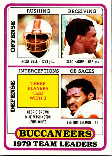 1980 Topps - #282 Lee Roy Selmon, Ricky Bell, Isaac Hagins (RC) | eBay