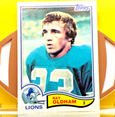 1982 TOPPS Football Card # 345 *** RAY OLDHAM *** Detroit Lions | eBay