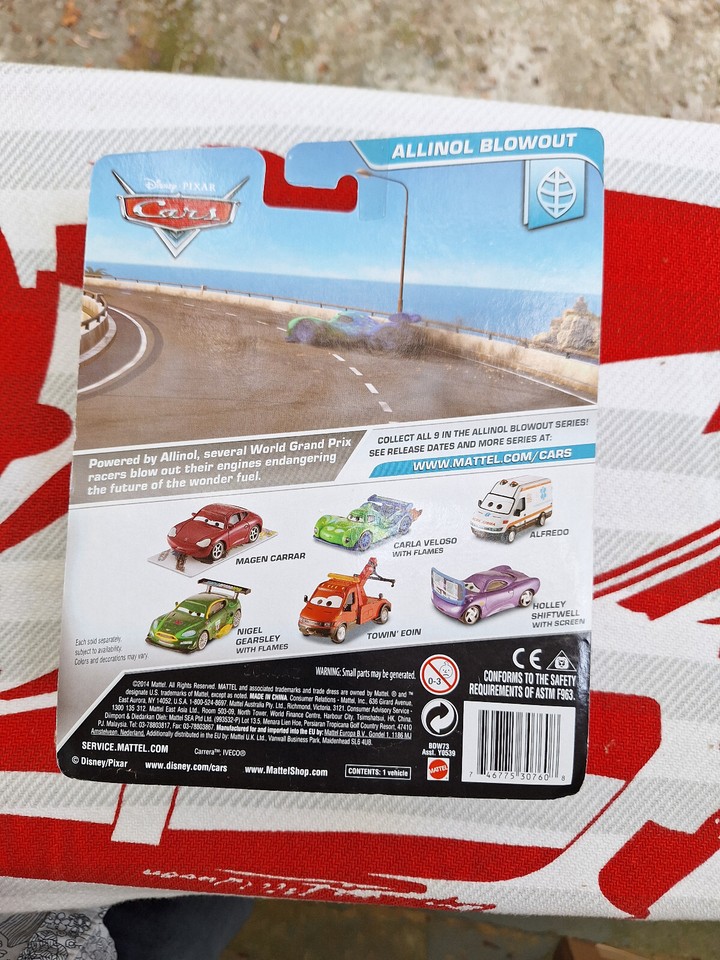 Disney / Pixar Cars ( Alfredo ) Allinol Blowout Deluxe | eBay