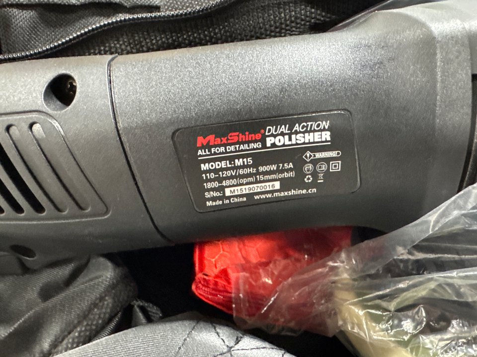Maxshine ShineMaster M15 15mm/900W Dual Action/DA Polisher | eBay