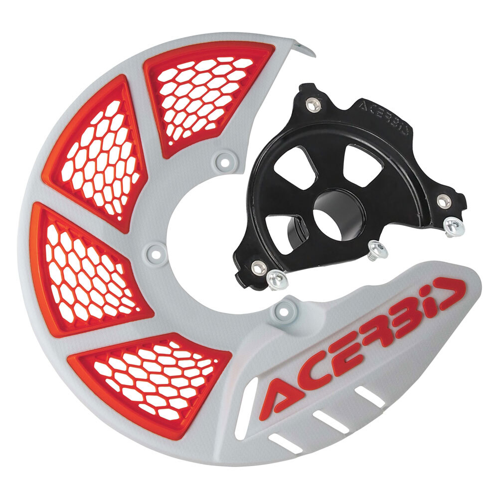 Acerbis X-Brake Vented Front Disc Cover with Mounting Kit White/16 KTM ...