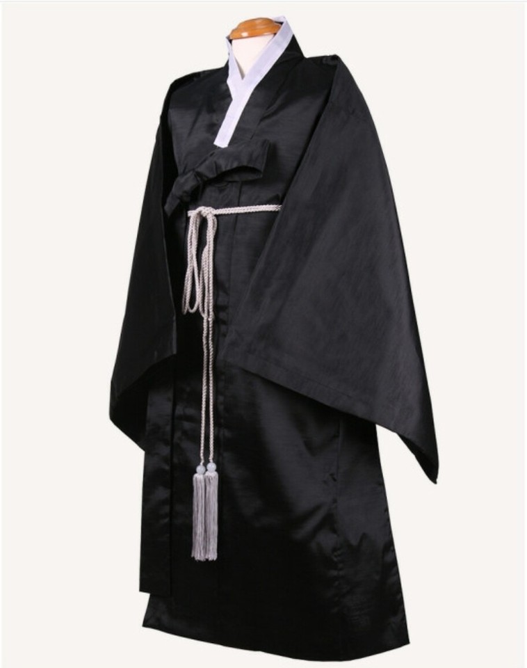 Korean traditional Men outer coat garment Durumagi Hanbok | eBay