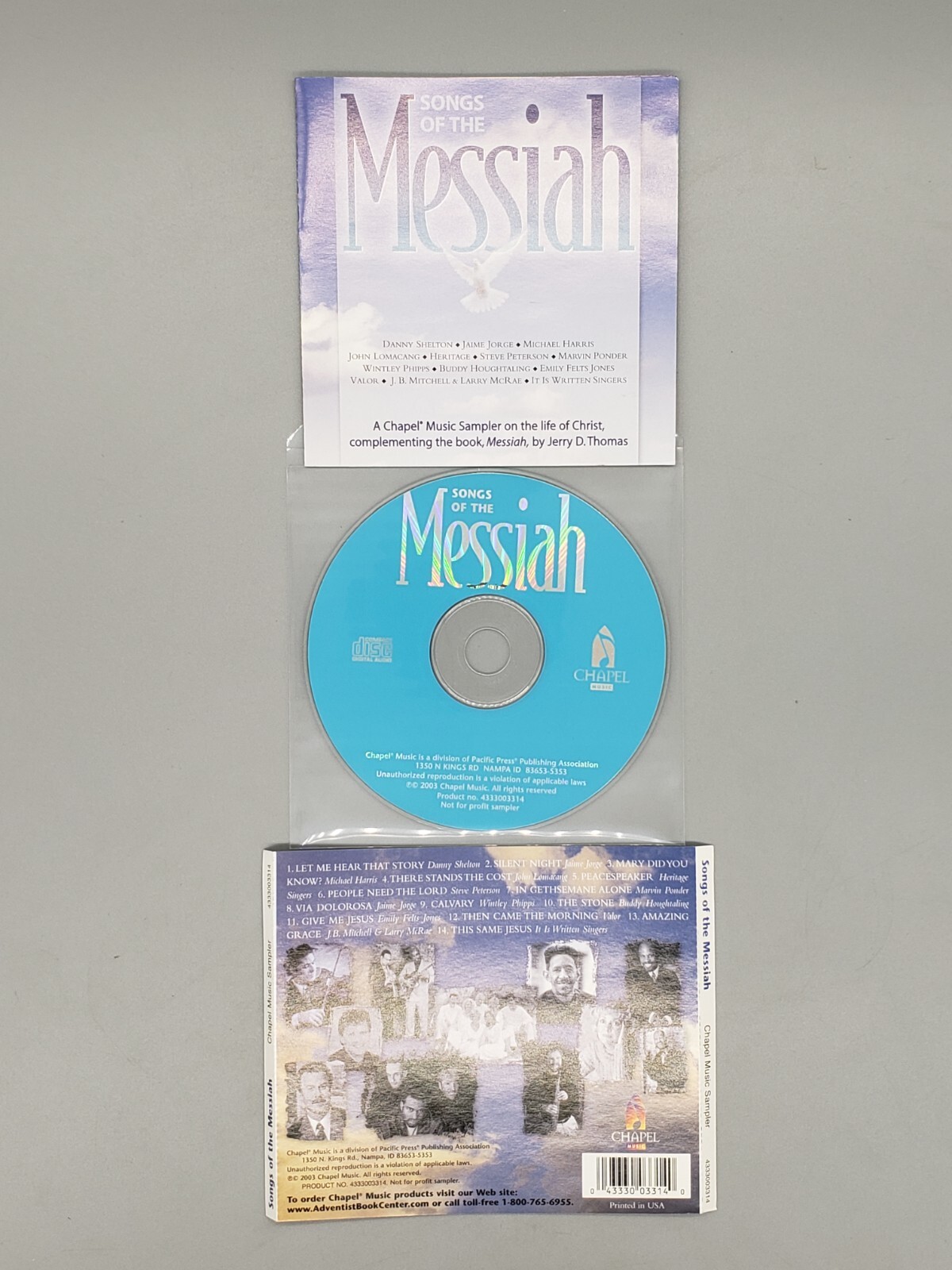 Songs Of The Messiah by Various Artists (CD) No Case No Tracking | eBay