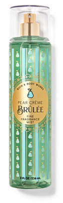 BATH & BODY WORKS PEAR CREME BRULEE FINE FRAGRANCE BODY MIST SPRAY 8 oz ...