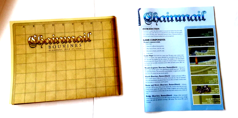 Chainmail Medieval War Board Game by Worthington Games New in Shrink ...