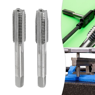 2* Hand Taps Silver w/ Plastic Box M12 Aluminum thread-forming taps ...