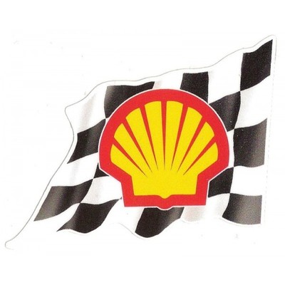 SHELL right Flag droit Sticker vinyle laminé | eBay
