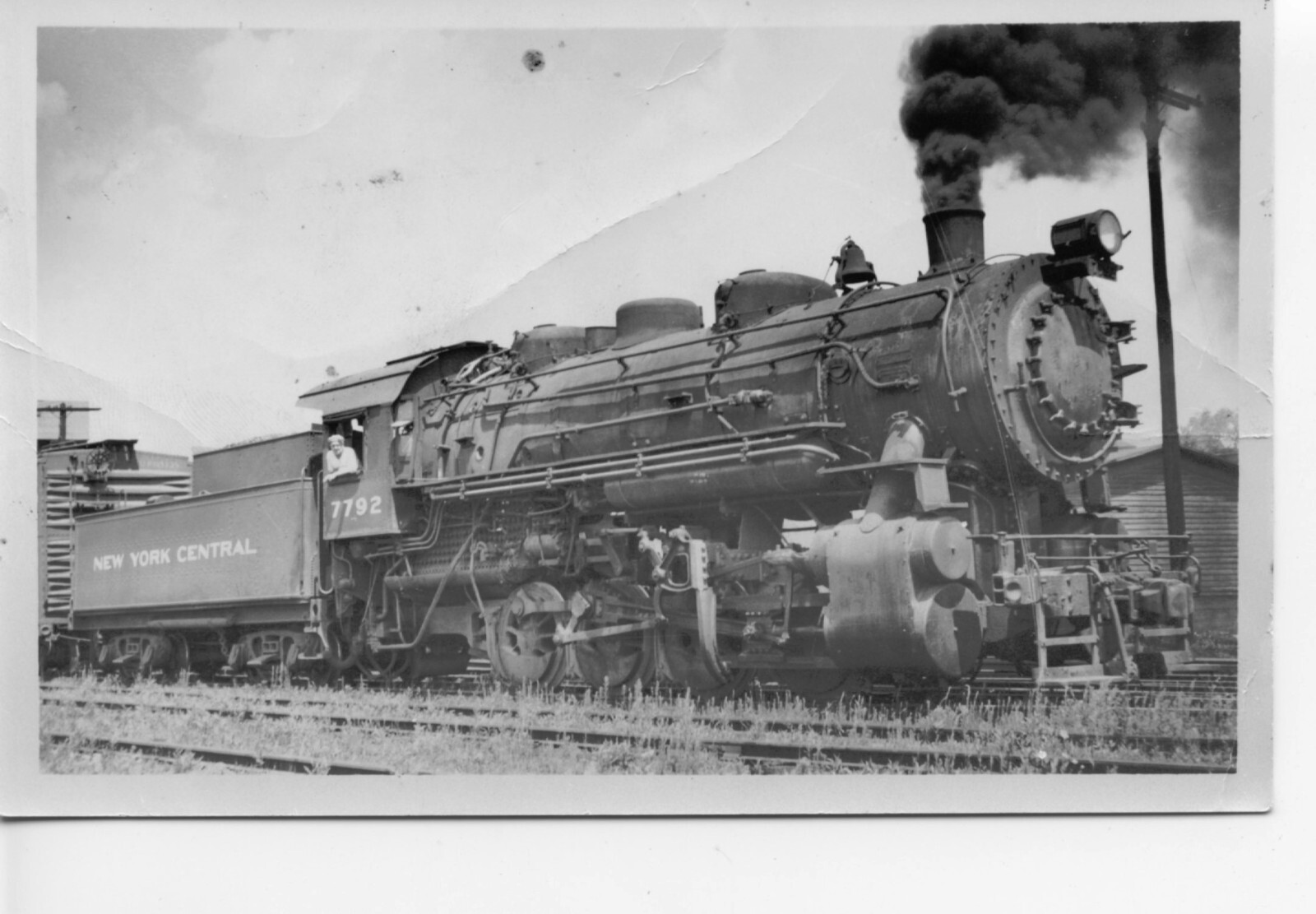 2CC917 POOR RP 1940s/70s NEW YORK CENTRAL RAILROAD 080 LOCO #7792 | eBay