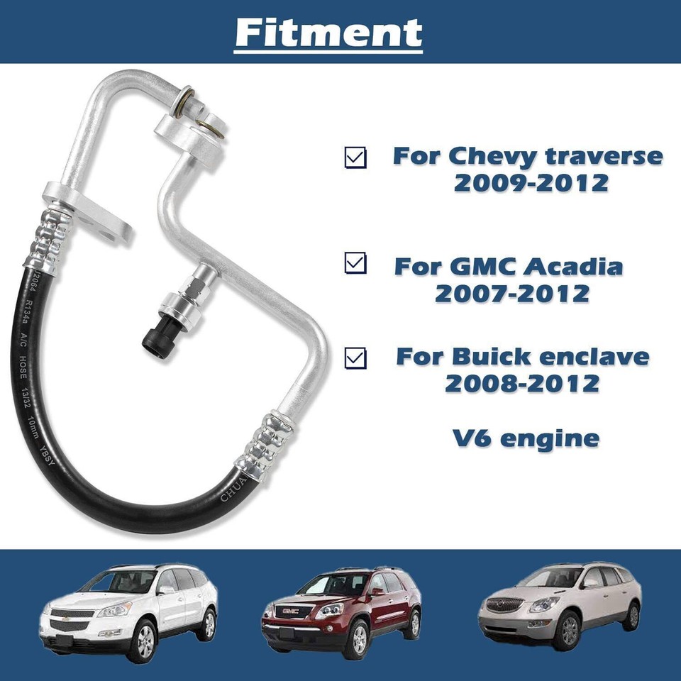 15-34440 AC Delco A/C Manifold Hose Kit for Chevy Acadia Traverse Buick ...