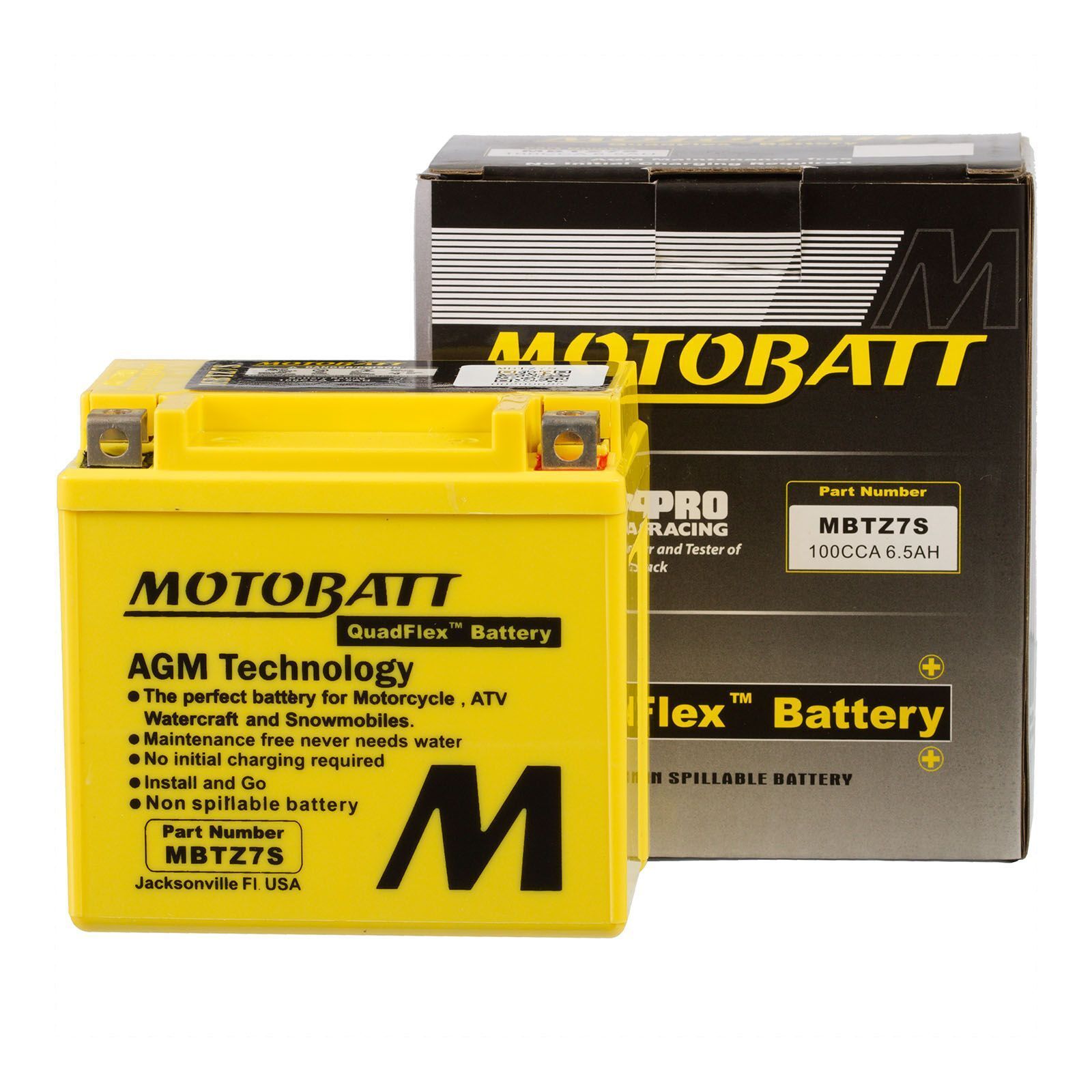 Yamaha YFM90R Raptor 2014 Motobatt Quadflex 12V Battery 6947312400187 ...