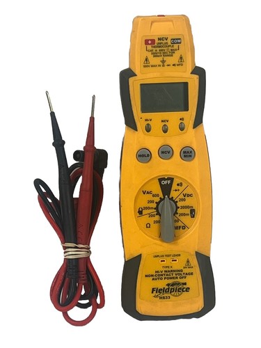 Fieldpiece HS33 HVAC Expandable Stick Multimeter with Leads Working ...