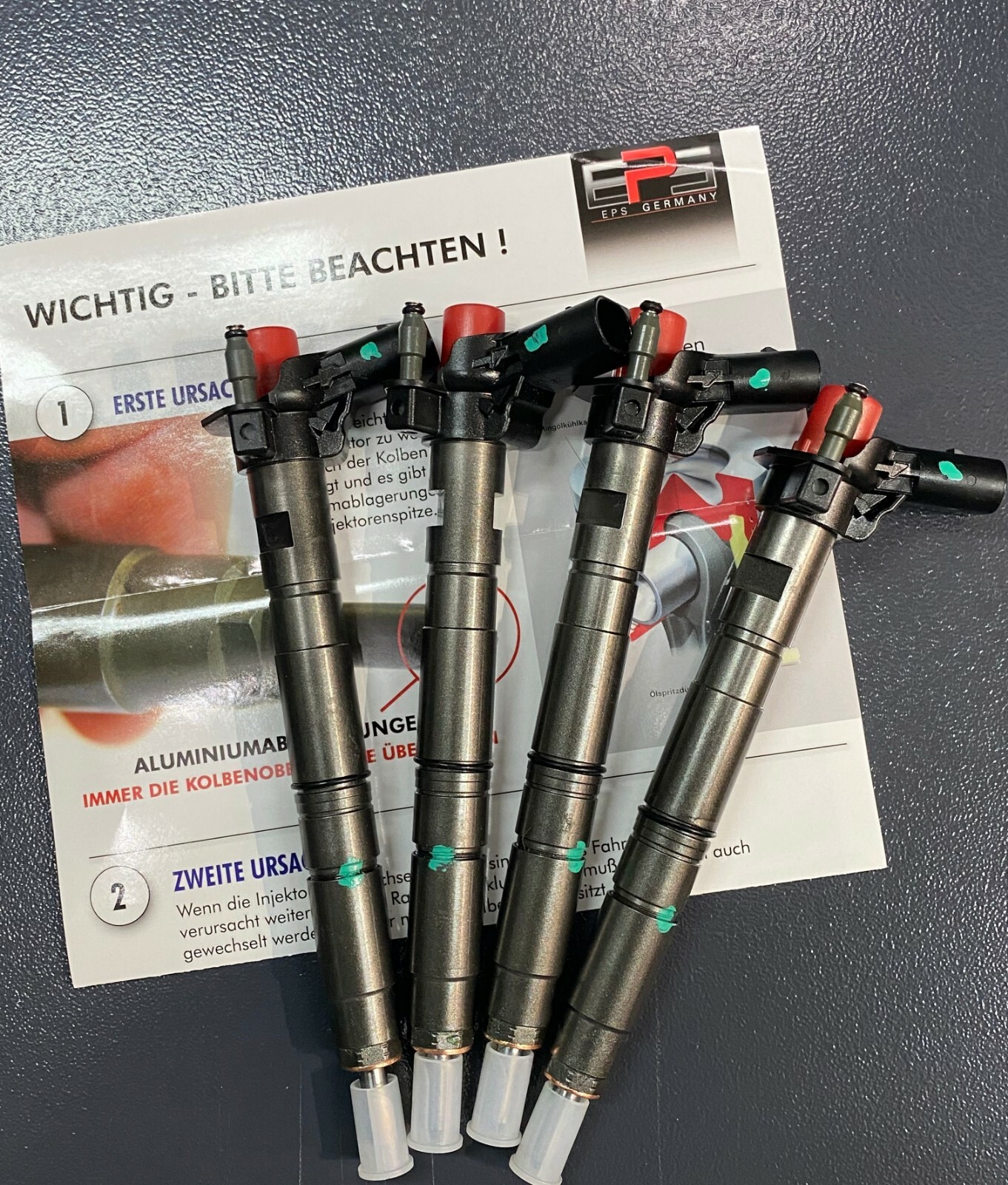 4 x injection nozzles VW Piezo 2.0 TDi 0445116030 0986435360 03L130277 ...