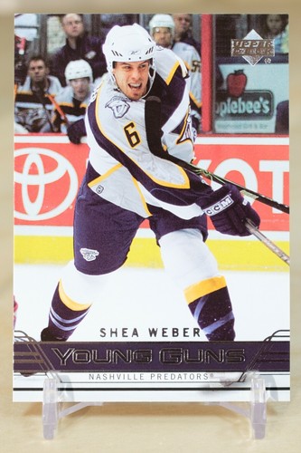 2006-07 Upper Deck Shea Weber Young Guns #222 Nashville Predators ...