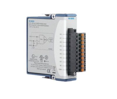 NI 9203 National Instruments NI- 9203 cDAQ Analog Current Input Module ...