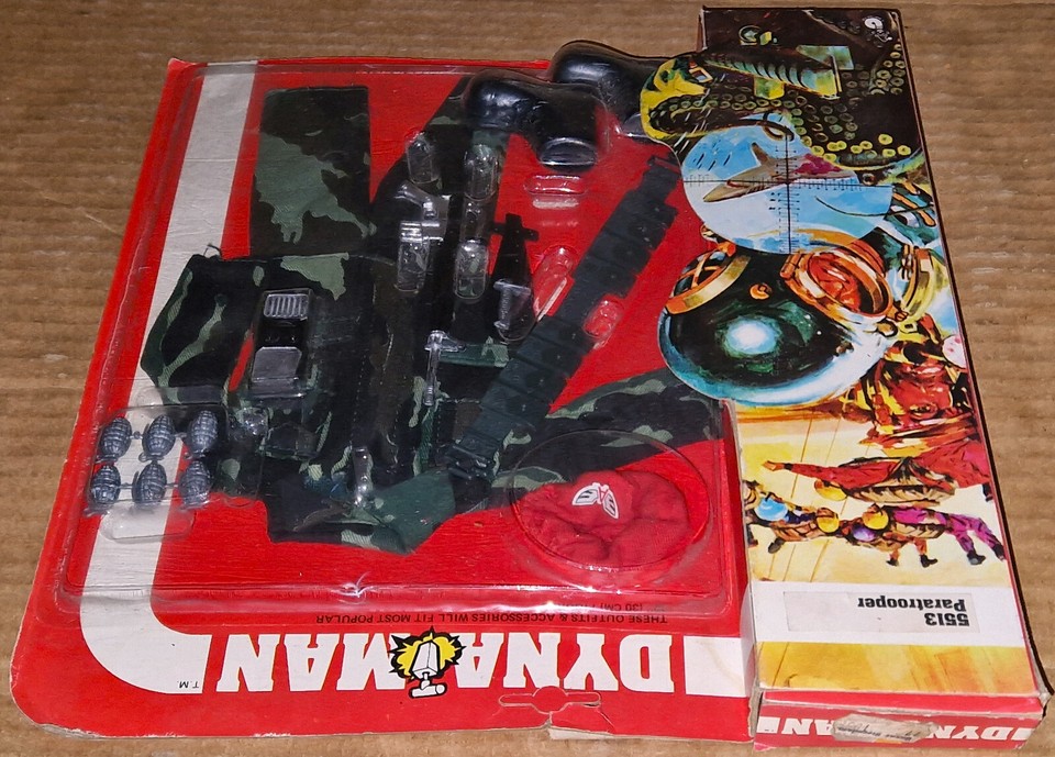 Dynaman Gi Joe Knock off ko Barter Toys 12' PARATROOPER Action Man ...