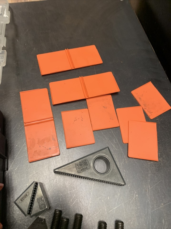 SEE PHOTOS Lot Of Machinist Tools (Teco) Spacer, Serrated Clamp, Misc ...