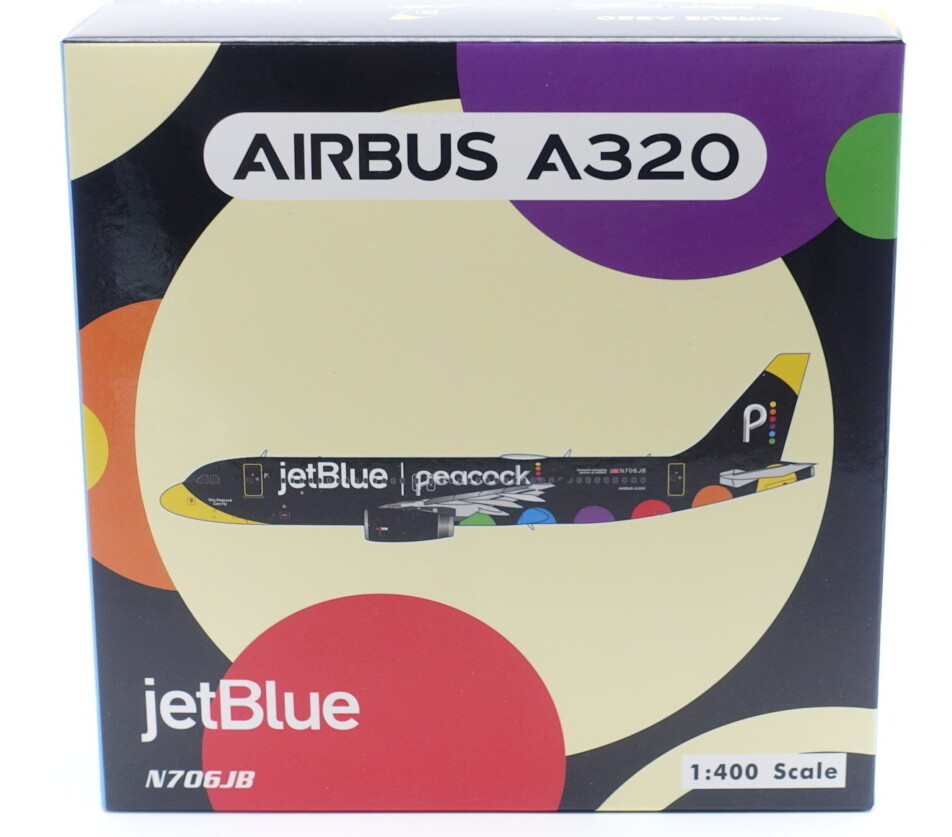 1:400 Phoenix JetBlue AIRBUS A320 Passenger Airplane Diecast Aircraft ...