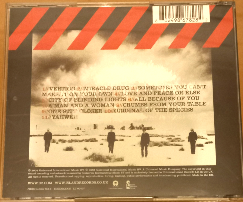 U2 HOW TO DISMANTLE AN ATOMIC BOMB PICTURE DISC EUROPEAN CD | eBay ...