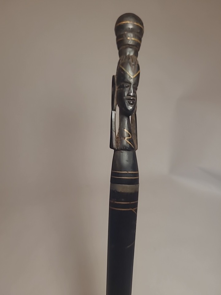Vtg Handmade African Tribal Wood Dagger Knife with Wooden Sheath | eBay