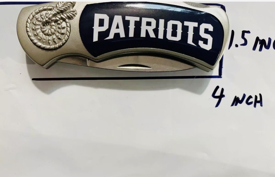 NEW ENGLAND PATRIOTS NFL FOOTBALL TEAM LOGO FOLDING POCKET KNIFE US ...