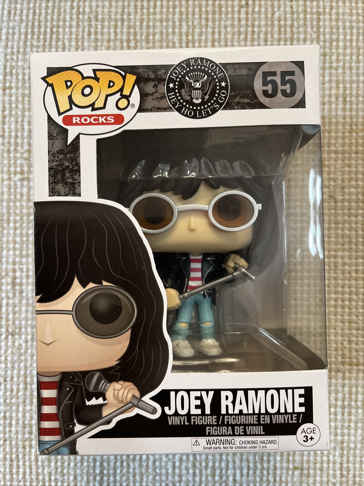 Funko POP! Joey Ramone Of The Ramones 2017 Pop Rocks #55 VAULTED Mint ...