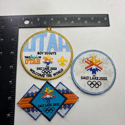 Vtg 3 Patches Lot Utah 2002 SALT LAKE WINTER OLYMPICS Patch Lot 541K | eBay