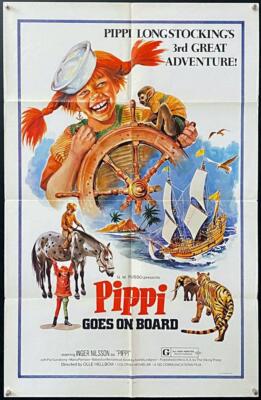 M026 PIPPI GOES ON BOARD 1sh '75 Har kommer Pippi Langstrump | eBay