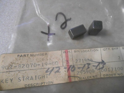 NOS Yamaha Straight Keys TY350 IT250 IT465 YZ465 IT400 MX250 90282 ...