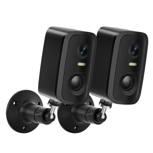 2PCS Wireless WIFI Home Security Camera Outdoor Waterproof 4MP PIR ...