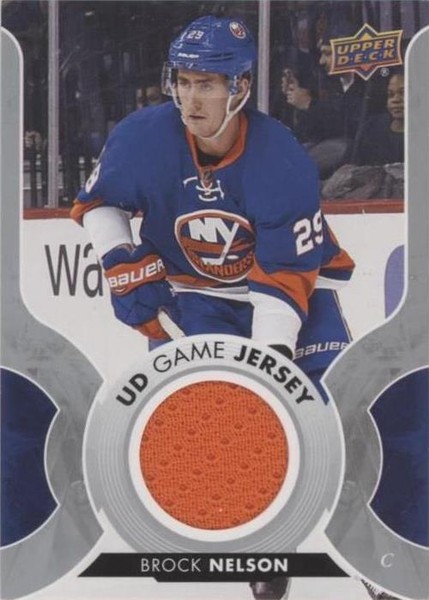 2017-18 Upper Deck - UD Game Jersey #GJ-BN Brock Nelson (MEM) for sale ...