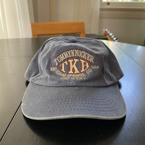 TKB Tommy Knocker Brewery Dad Hat Vintage 90s Cap Blue Faded Colorado ...