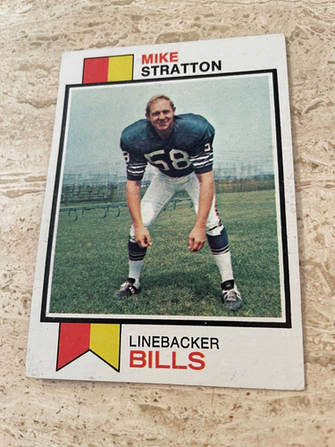 1973 Topps NFL Football #388 Mike Stratton - Buffalo Bills - EX+ | eBay