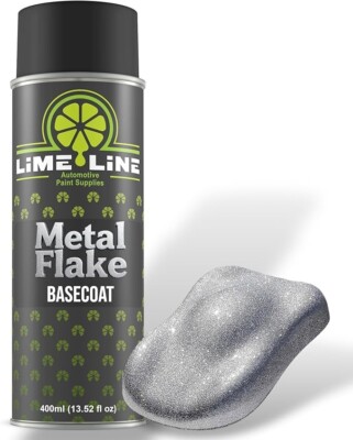 LiME LiNE Silver Metal Flake Basecoat Automotive Spray Paint - 14 Oz | eBay