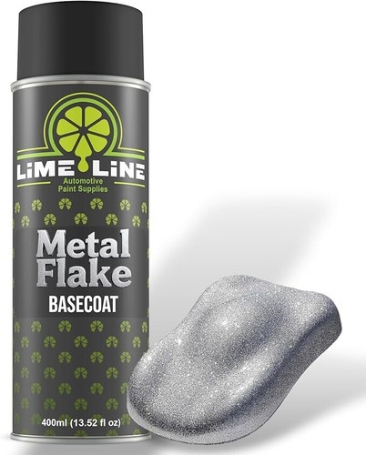 LiME LiNE Silver Metal Flake Basecoat Automotive Spray Paint - 14 Oz | eBay