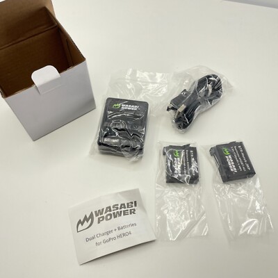 Wasabi Power Battery (2-Pack) and Double Charger for GoPro HERO4, AHDBT ...