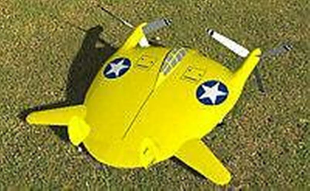 V-173 Vought Flying Flapjack V173 Airplane Desk Wood Model Small New | eBay