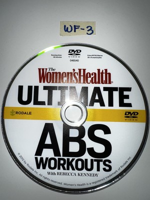 Ultimate ABS Workout Women's Health (DVD) WF3 DISC ONLY NO TRACKING | eBay