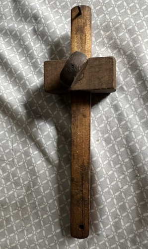 Vintage 8 Inch Antique Carpenter's Wood Marking Gauge Adjustable Scribe ...