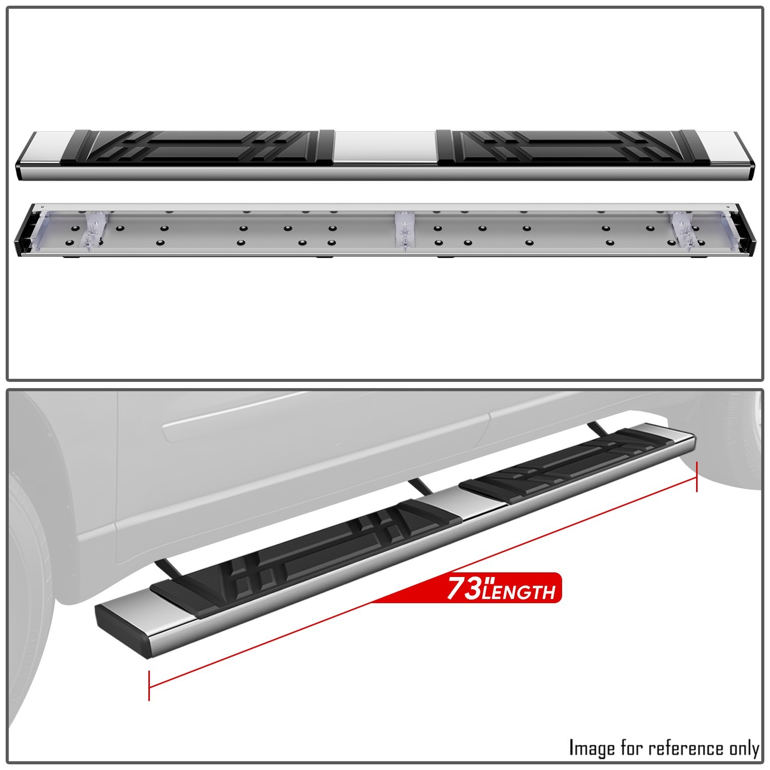 For 10-16 GMC Acadia Denali 6.5" Premium Running Boards Side Step Pedal ...