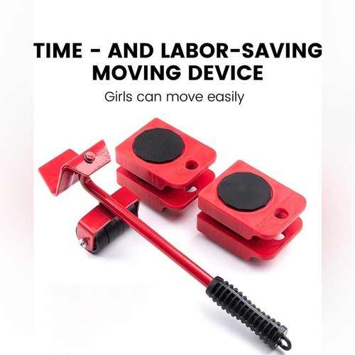 Furniture Lift Mover Tool Set Wheels Dolly 330Lbs Capacity 360 Rotation ...