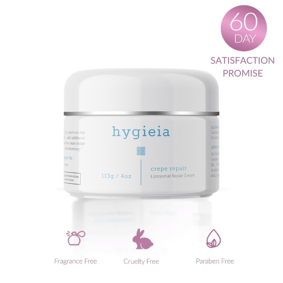 Hygieia Crepey Skin Liposomal Repair Cream – Anti-Aging Crepe Corrector ...