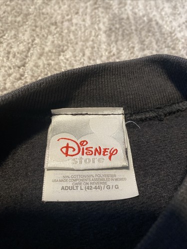 Vintage Disney Store Grumpy Seven Dwarfs Black Crewneck Pullover Size ...