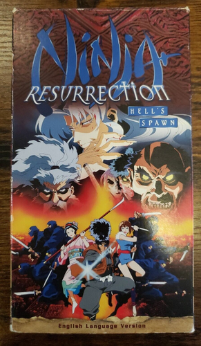 Vintage Ninja Resurrection: Hell's Spawn Anime VHS Tape English Dubbed ...