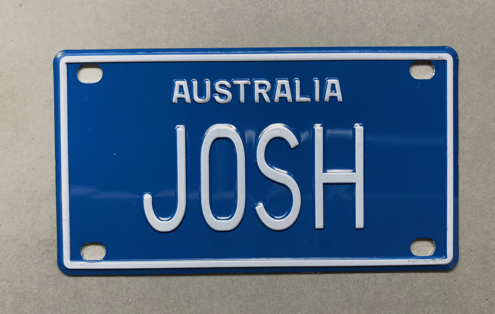 JOSH Novelty Mini Number Plate | eBay